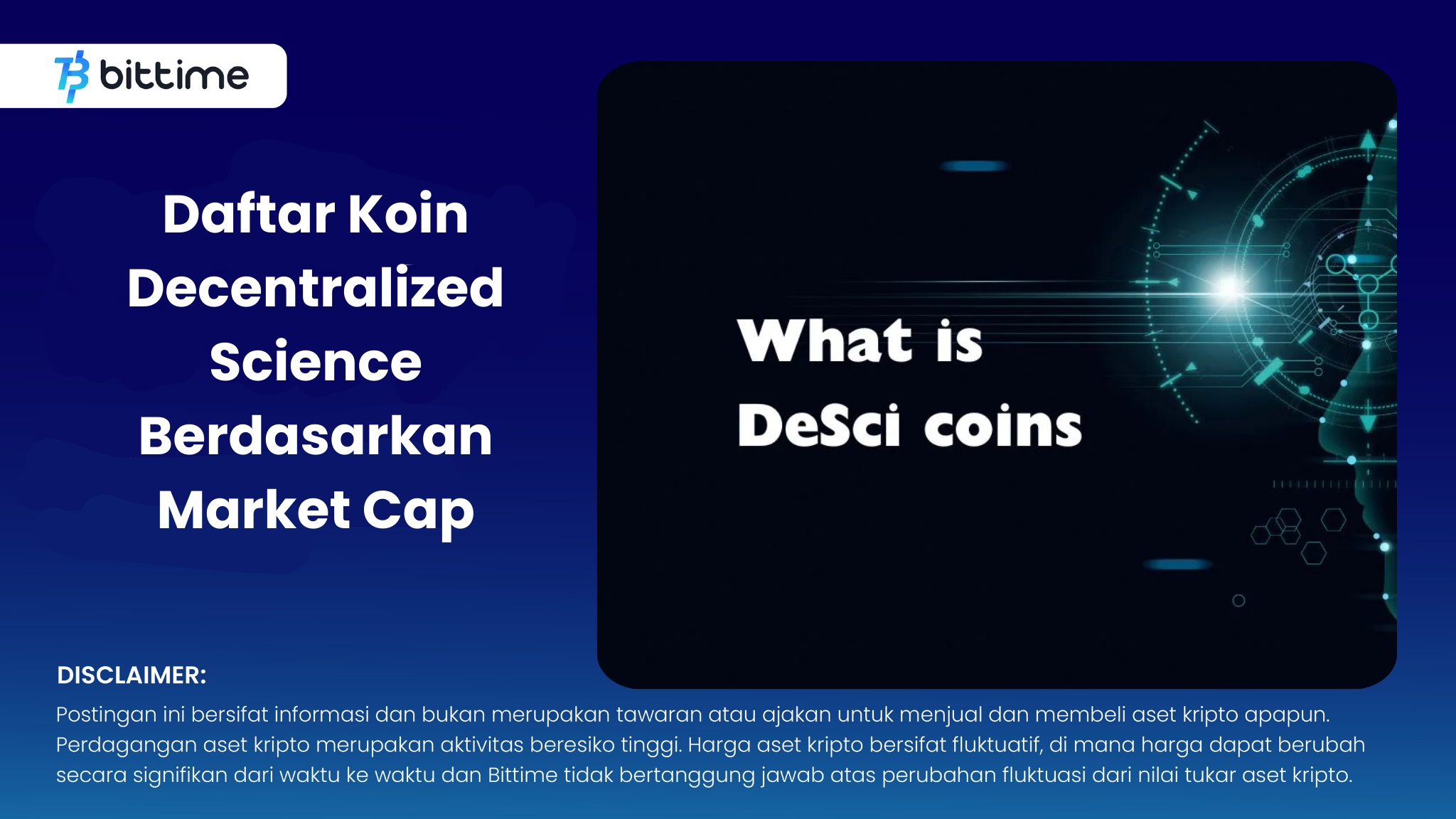 List of Decentralized Science Coins by Market Cap – Bittime