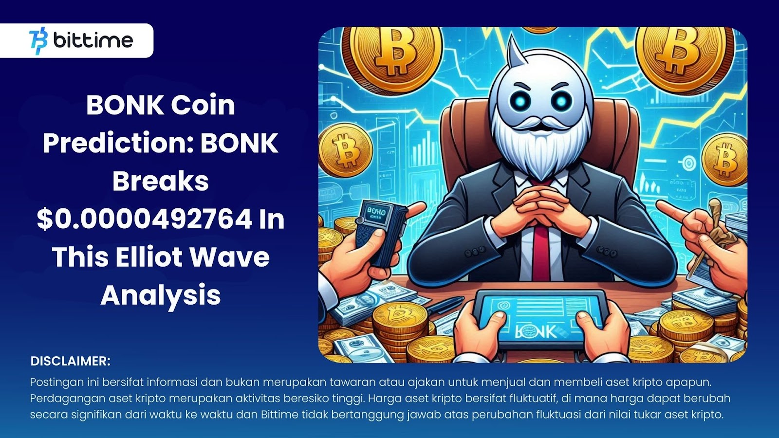 BONK Coin Prediction: BONK Breaks $0.0000492764 In This Elliot Wave ...