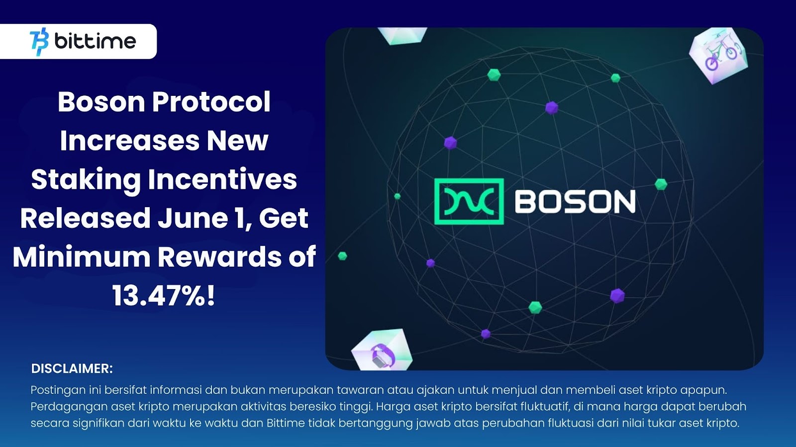Boson Protocol Increases New Staking Incentives Released June 1, Get Minimum Rewards of 13.47% ...
