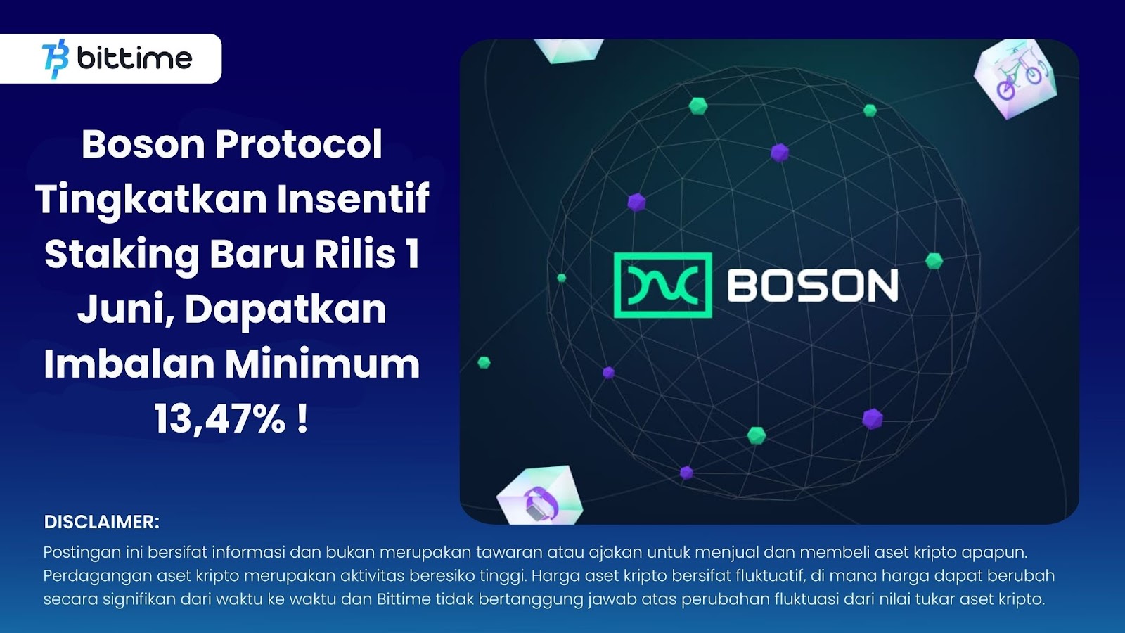 Boson Protocol Tingkatkan Insentif Staking Baru Rilis 1 Juni, Dapatkan Imbalan Minimum 13,47% ...