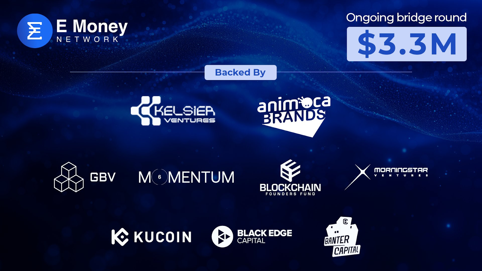 E Money Network, Modular RWA Network Raises $3.3 Million in Funding ...