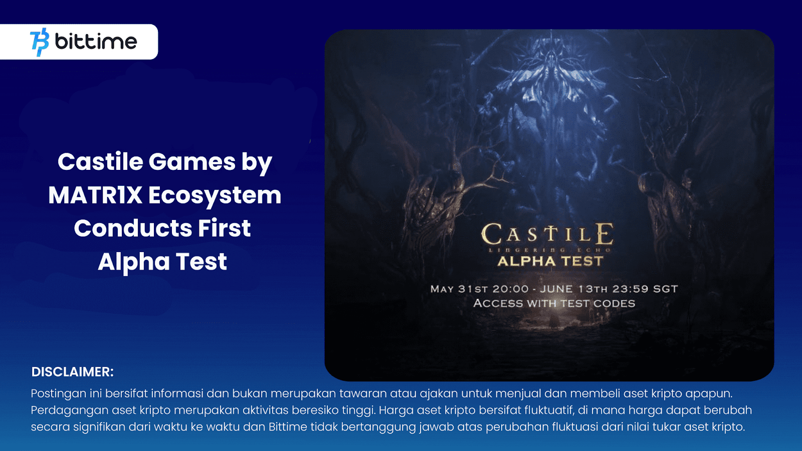Castile Games by MATR1X Ecosystem Conducts First Alpha Test – Bittime