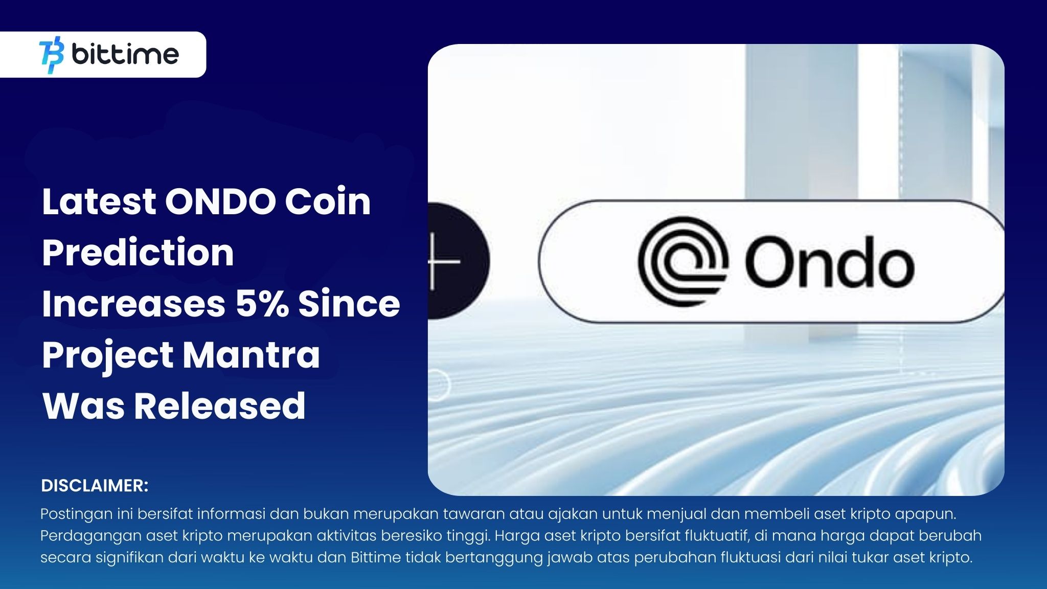 Latest ONDO Coin Prediction Increases 5% Since Project Mantra Was ...