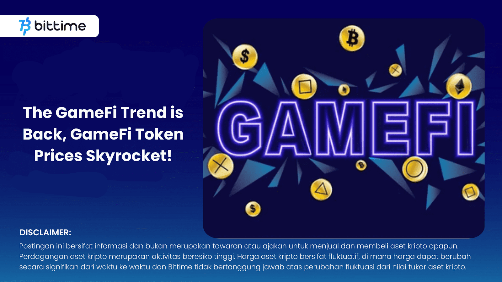 The GameFi Trend is Back, GameFi Token Prices Skyrocket! – Bittime