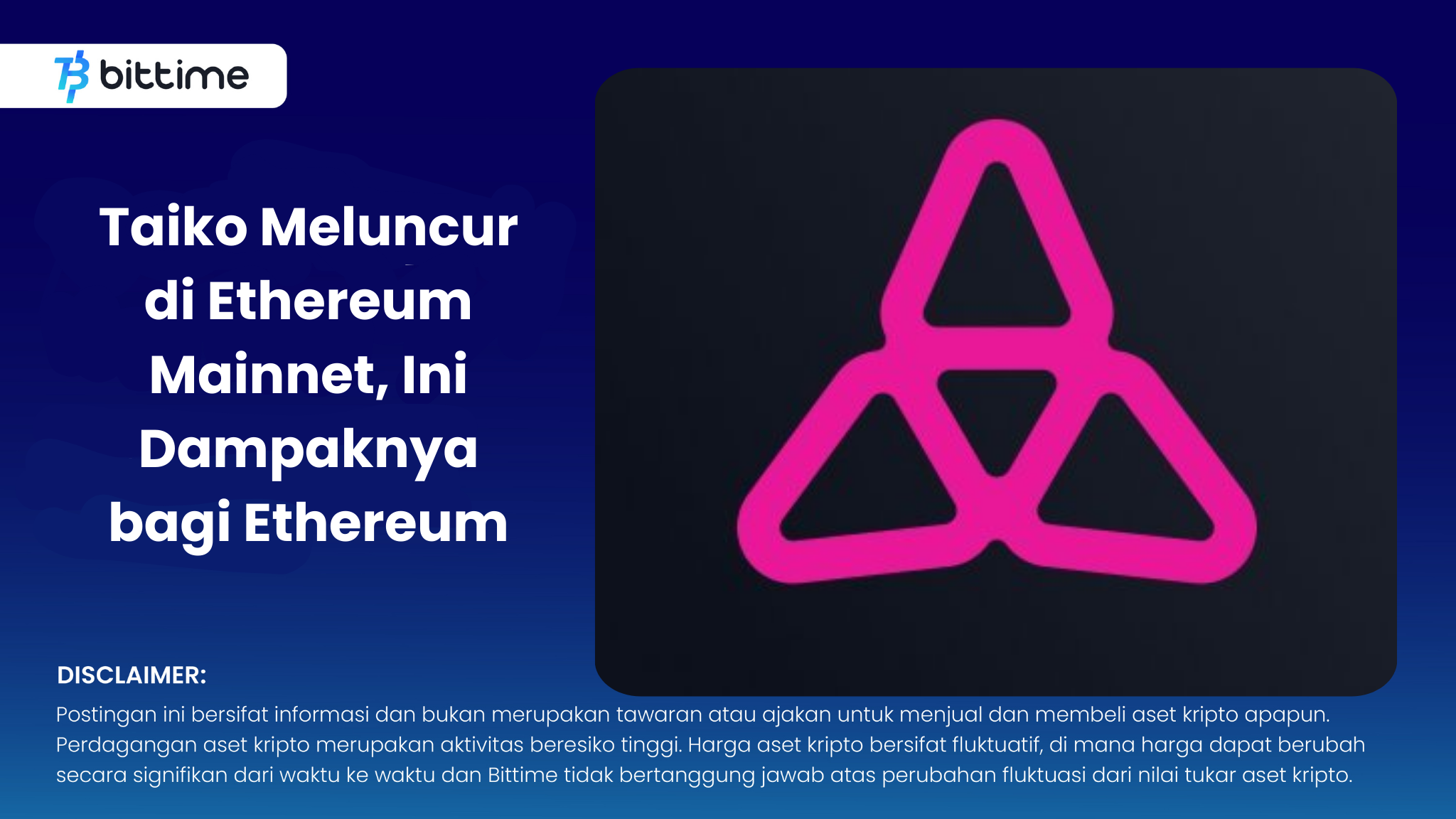 Taiko Launches on Ethereum Mainnet, This Impact on Ethereum – Bittime