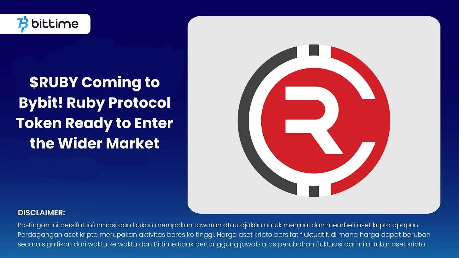 $RUBY Coming to Bybit! Ruby Protocol Token Ready to Enter the Wider Market – Bittime