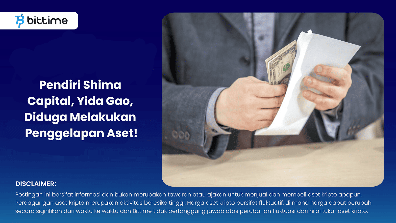 Pendiri Shima Capital, Yida Gao, Diduga Melakukan Penggelapan Aset ...