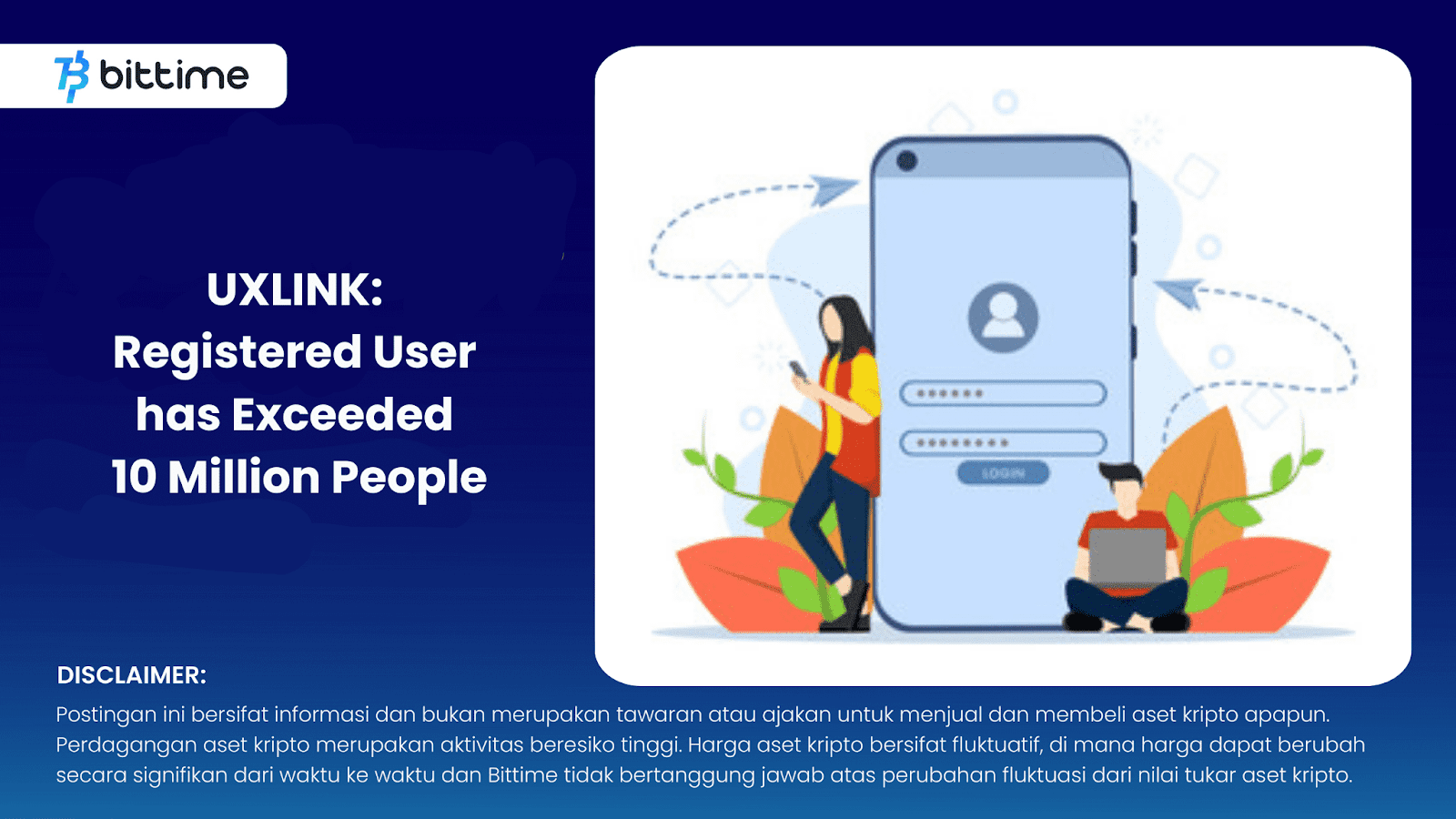 UXLINK: Registered User has Exceeded 10 Million People – Bittime