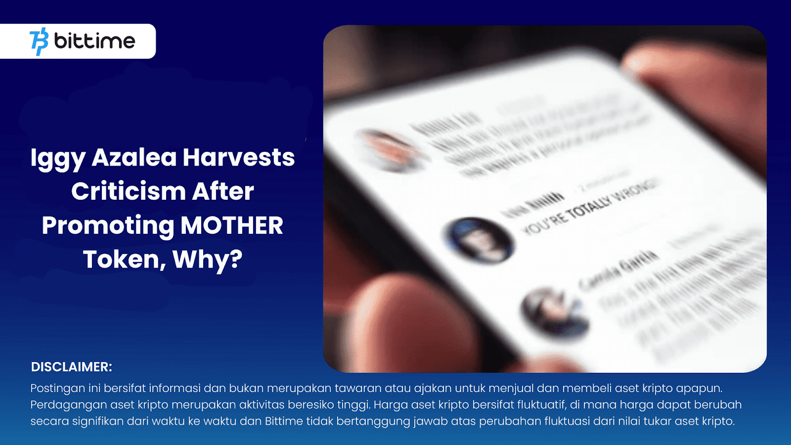 Iggy Azalea Harvests Criticism After Promoting MOTHER Token, Why? – Bittime