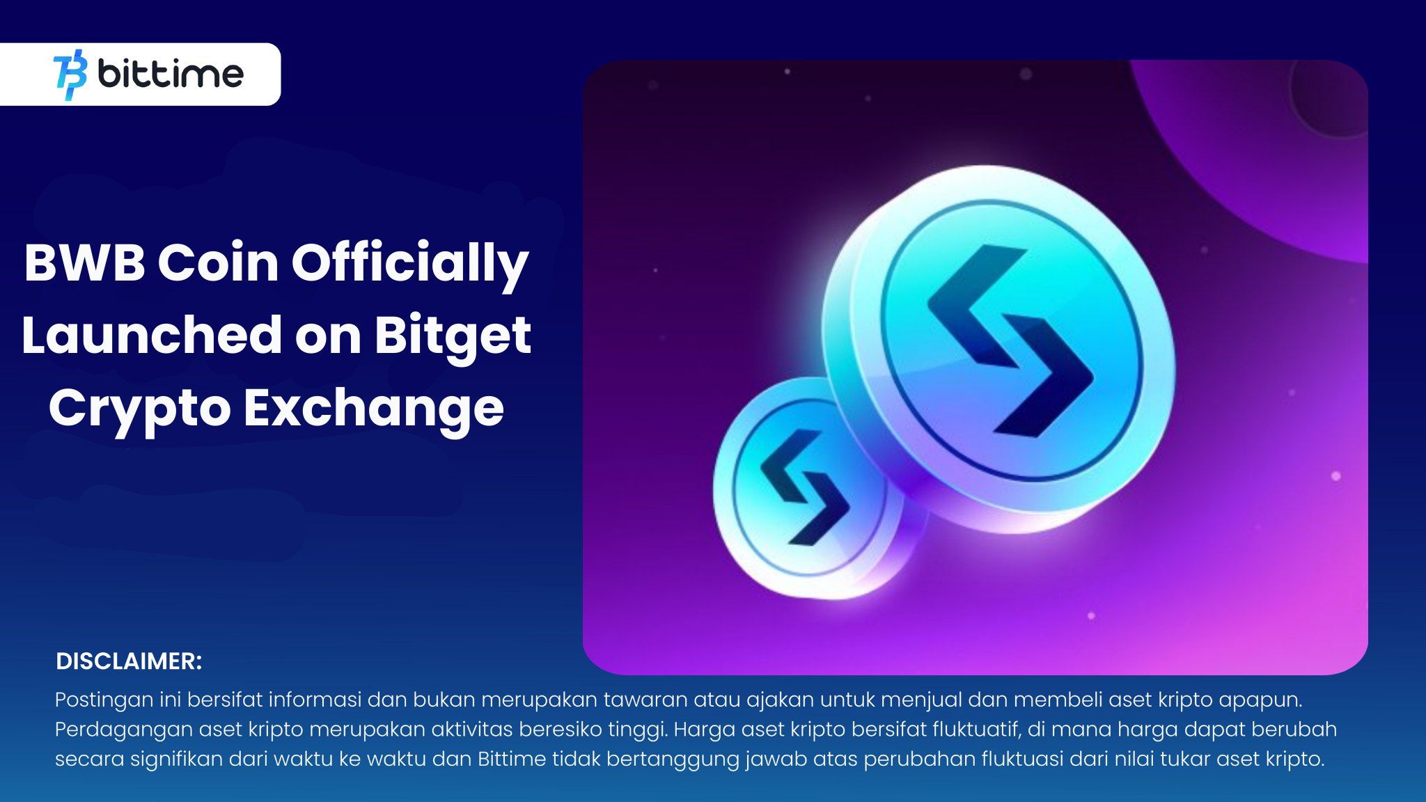 BWB Coin Officially Launched on Bitget Crypto Exchange, Here's What It Does! – Bittime