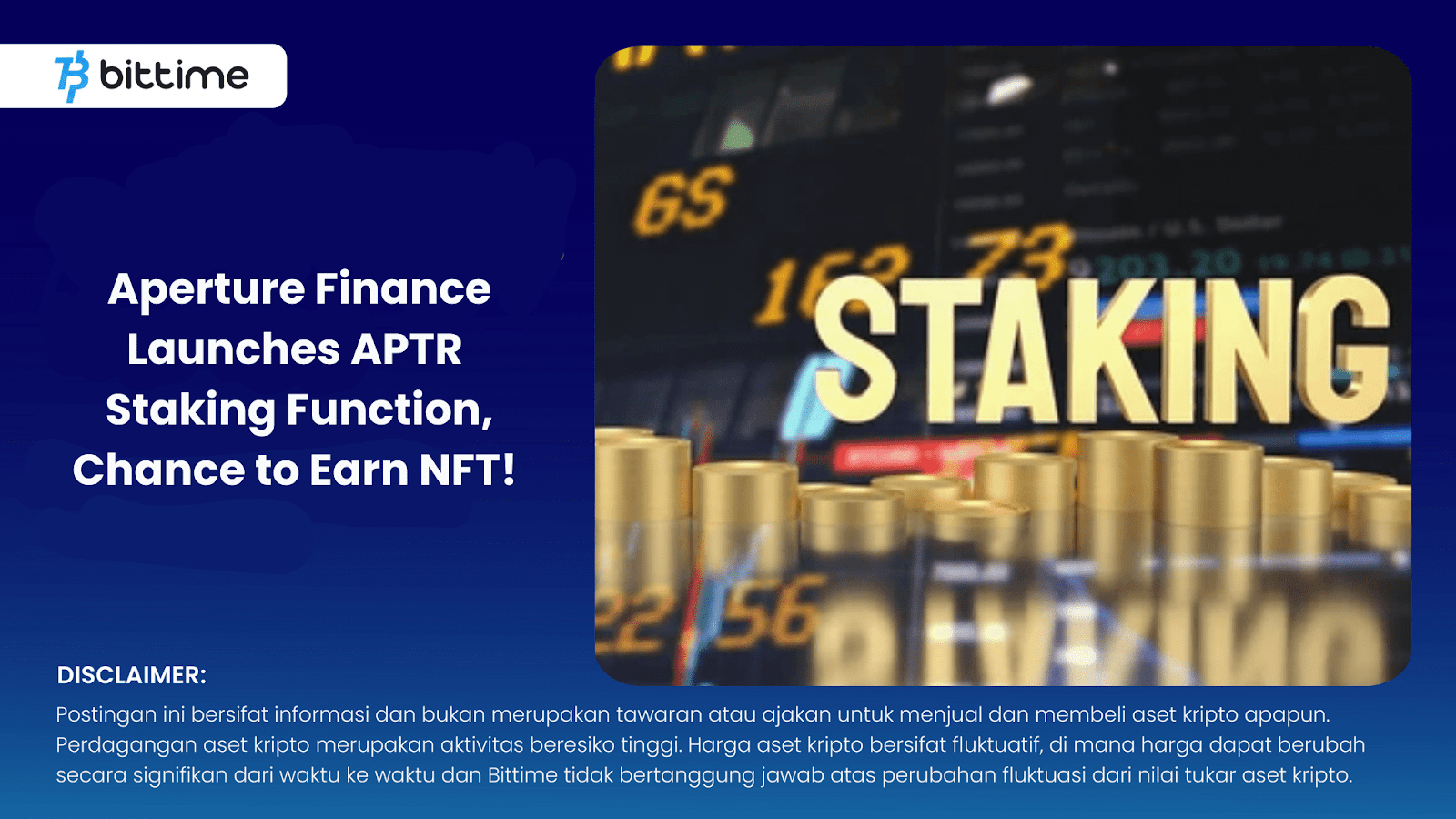 Aperture Finance Launches APTR Staking Function, Chance to Earn NFT ...