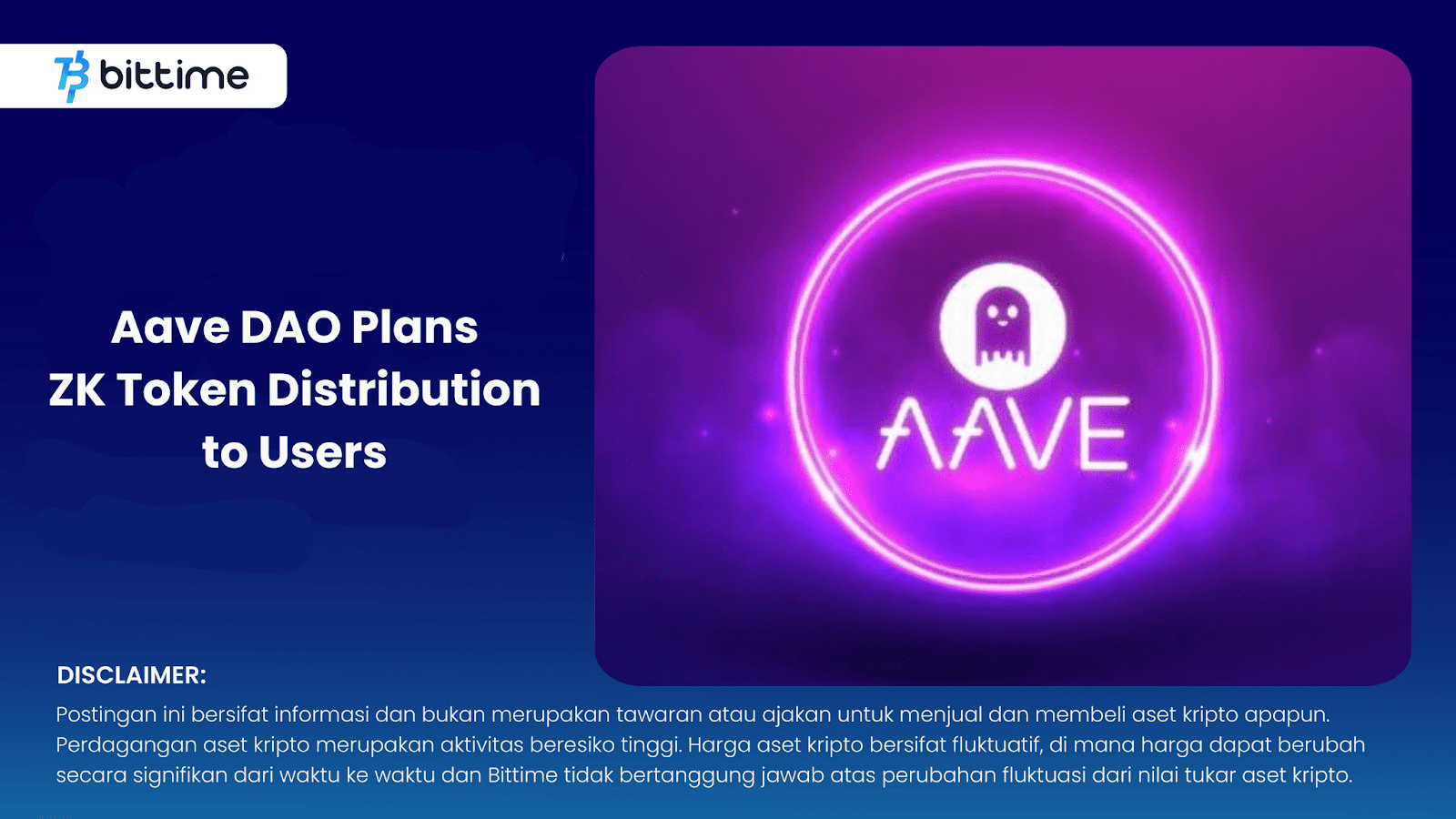 Aave DAO Plans ZK Token Distribution to Users – Bittime