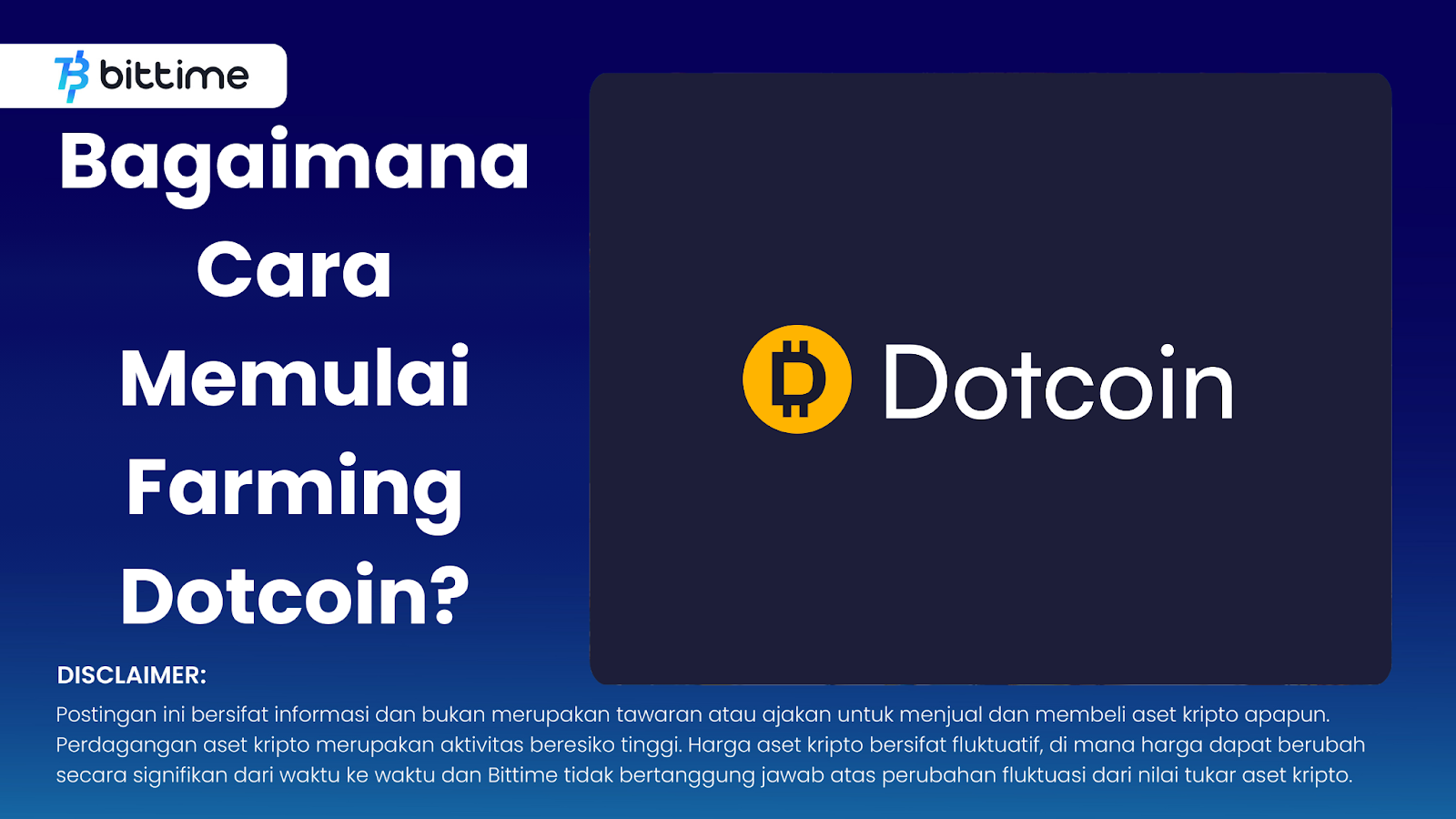 How to Start Dotcoin Farming? – Bittime