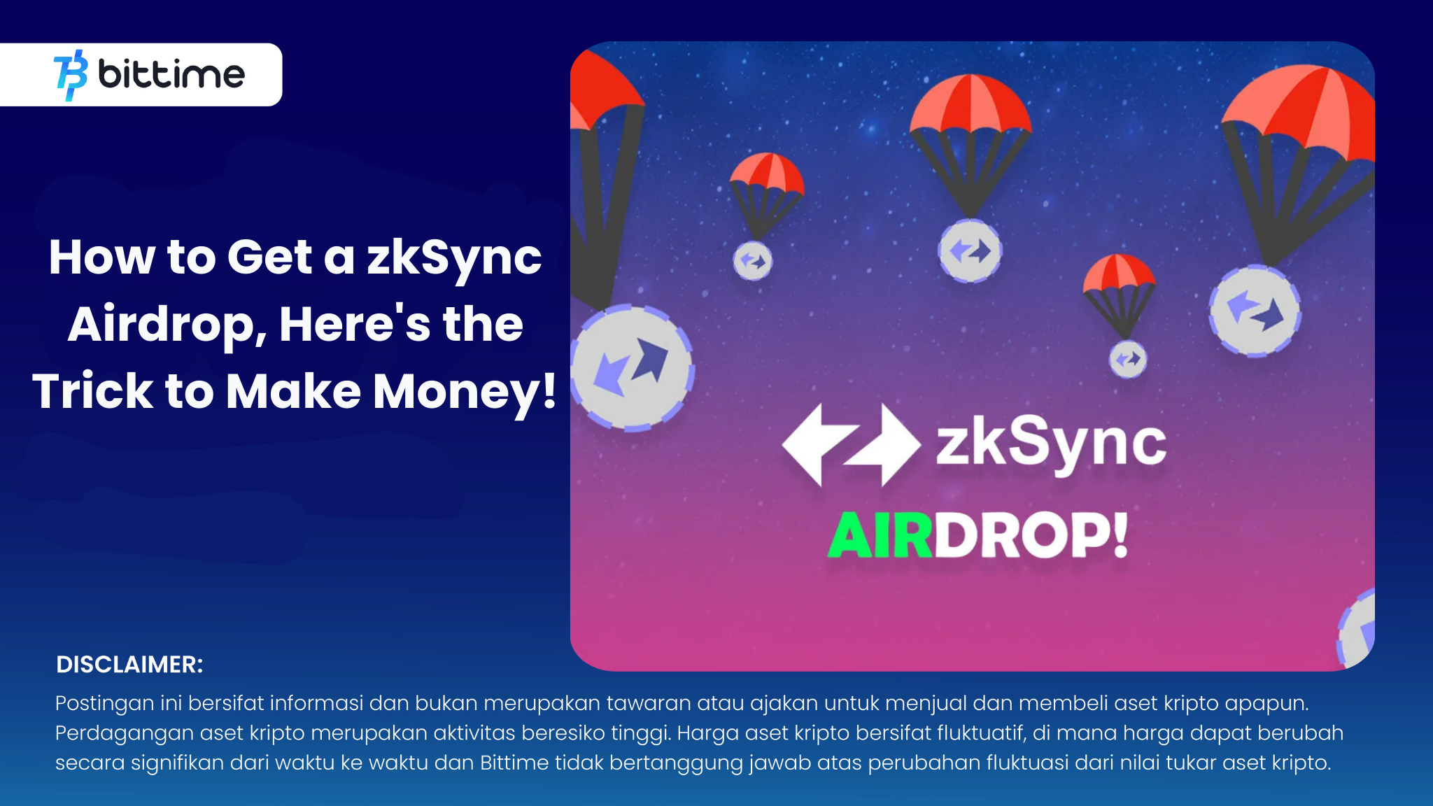 How to Get a zkSync Airdrop, Here's the Trick to Make Money! – Bittime