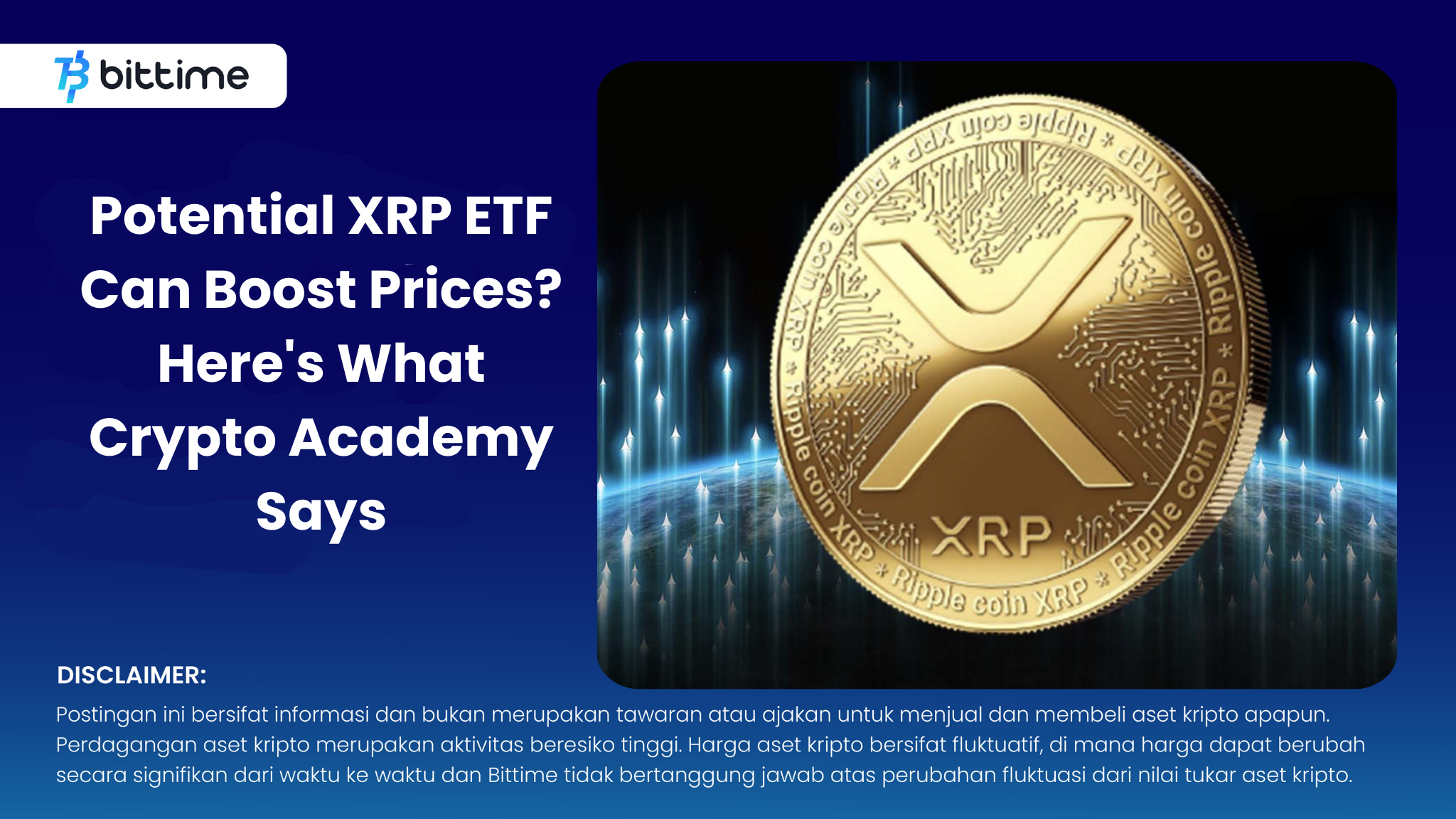 The potential of XRP ETFs to boost the price? Here's How Crypto Academy Says – Bittime