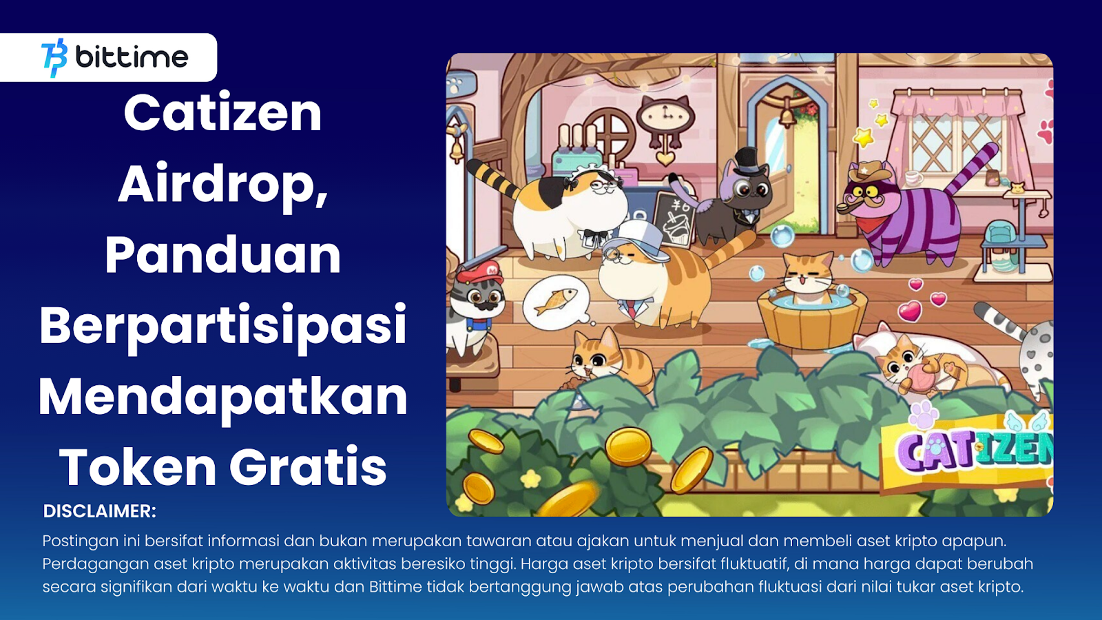 Catizen Airdrop, Participating Guide to Get Free Tokens – Bittime