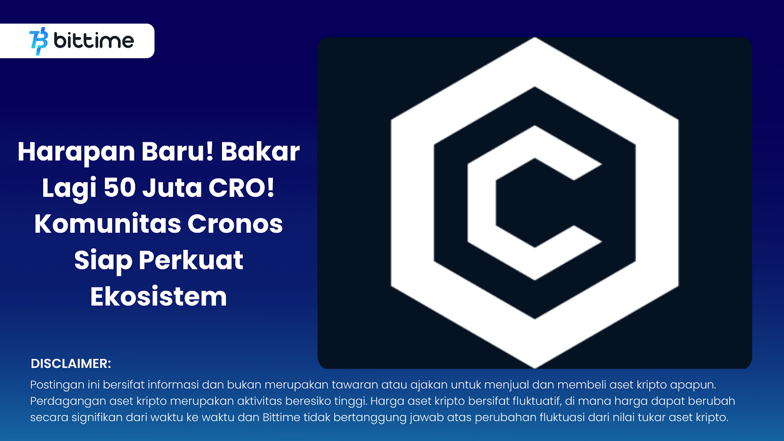 Burn Another 50 Million CRO! Cronos Community Ready to Strengthen the Ecosystem – Bittime