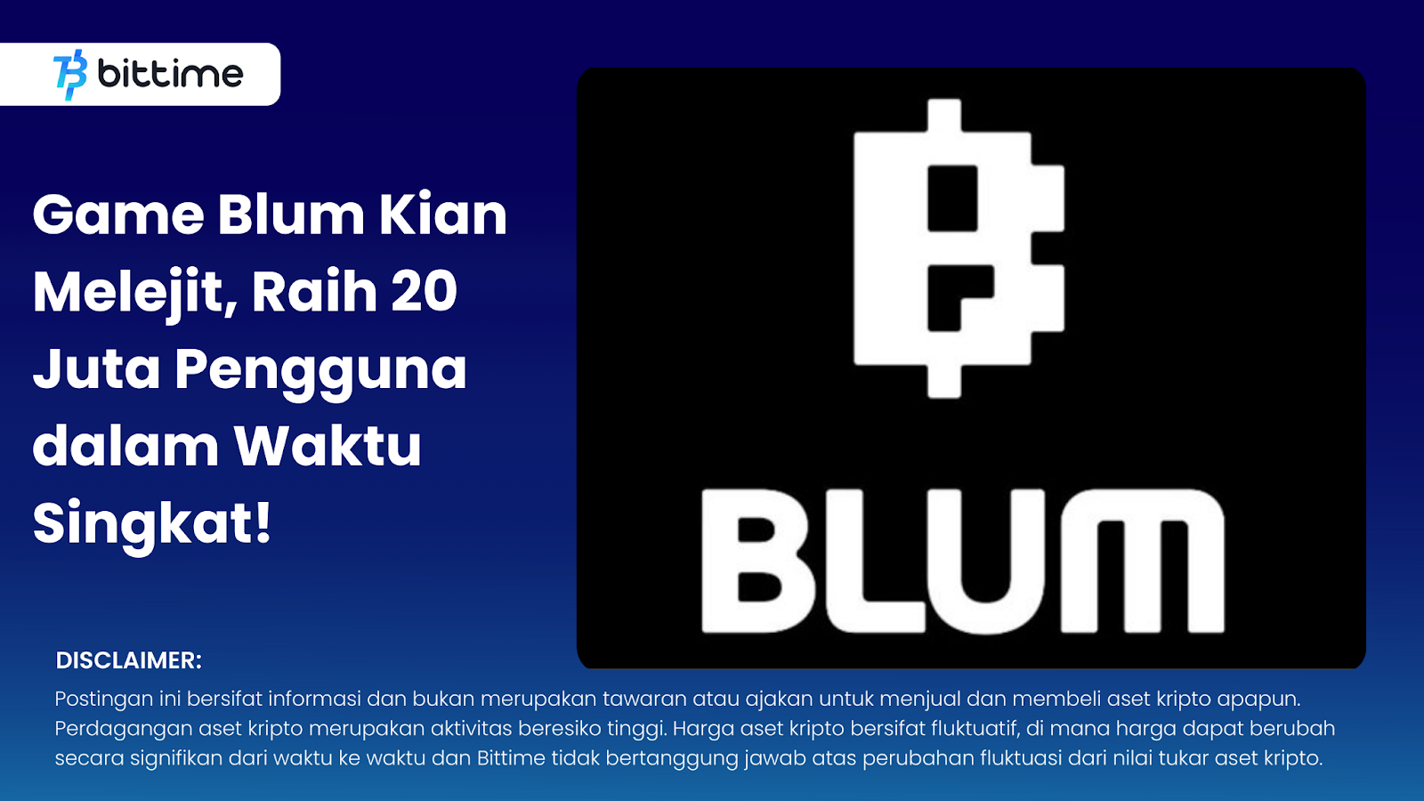 Blum Games are Increasingly Skyrocketing, Reaching 20 Million Users in ...