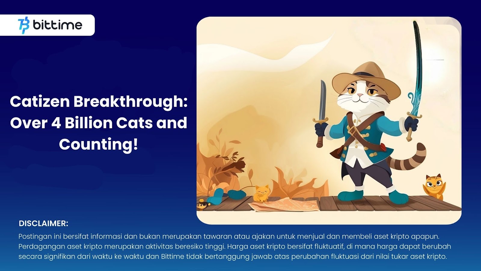 Catizen Breakthrough: Over 4 Billion Cats and Counting! – Bittime