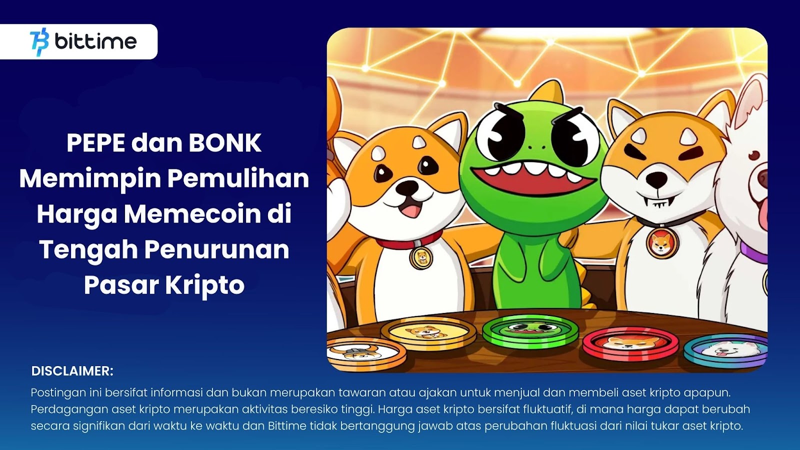 PEPE dan BONK Memimpin Pemulihan Harga Memecoin di Tengah Penurunan ...