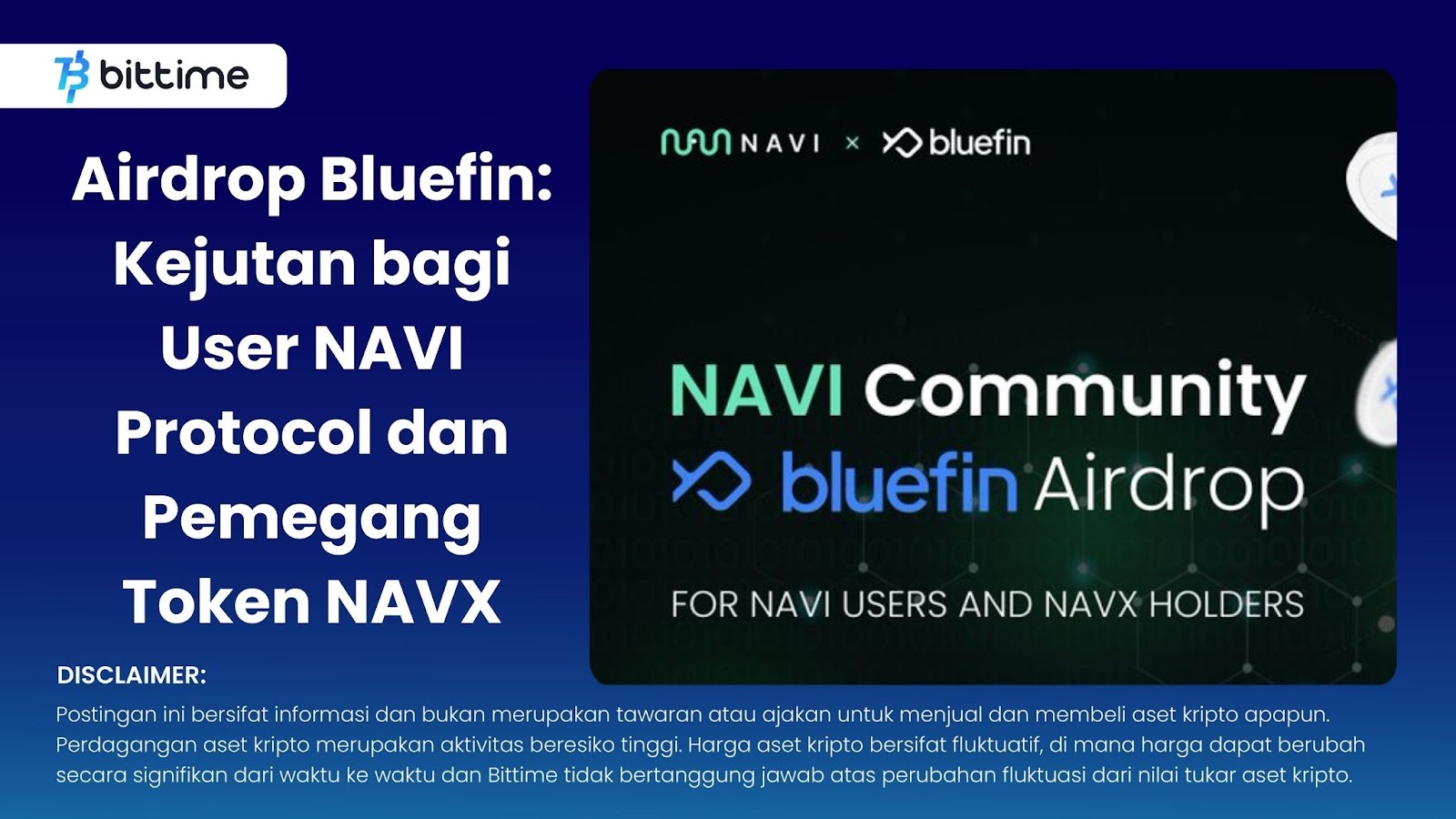 Bluefin Airdrop: A Surprise for NAVI Protocol Users and NAVX Token Holders – Bittime