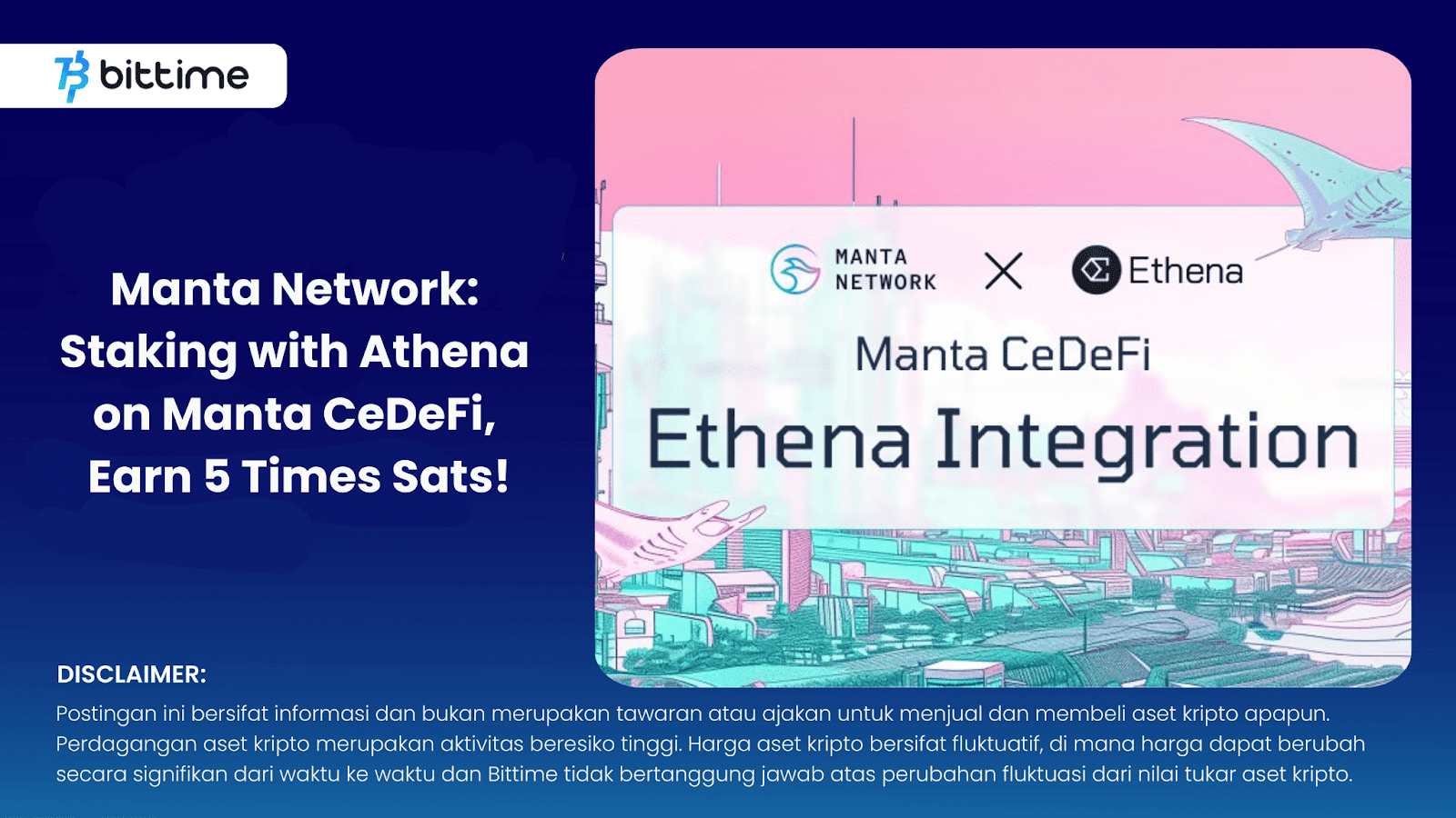 Manta Network Staking with Athena on Manta CeDeFi, Earn 5 Times Sats ...