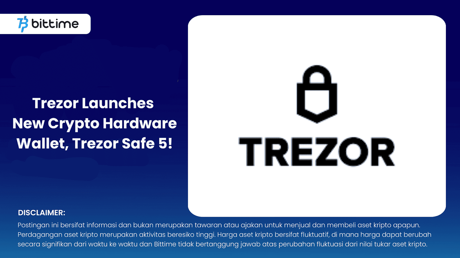 Trezor Launches New Crypto Hardware Wallet, Trezor Safe 5! – Bittime Trezor Launches New Crypto Hardware Wallet, Trezor Safe 5! – Bittime
