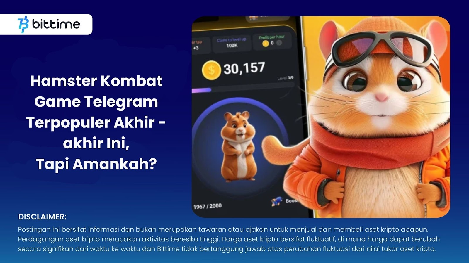 Hamster Kombat Game Telegram Terpopuler Akhir - akhir Ini,Tapi Amankah? – Bittime