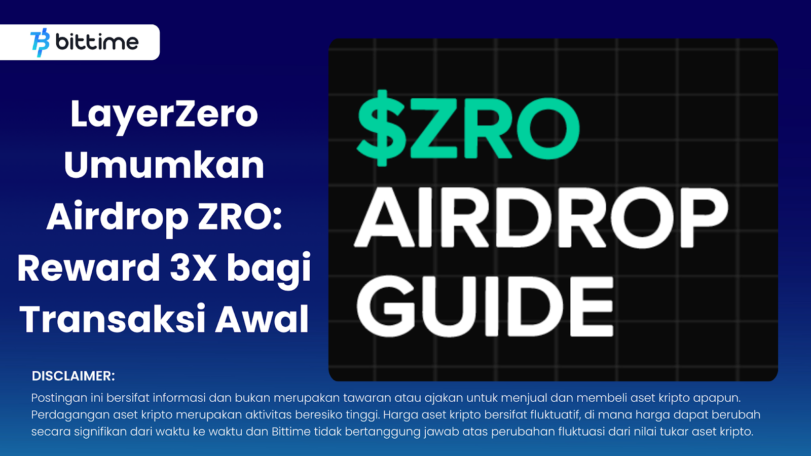 LayerZero Announces ZRO Airdrop: 3X Rewards for Initial Transactions – Bittime